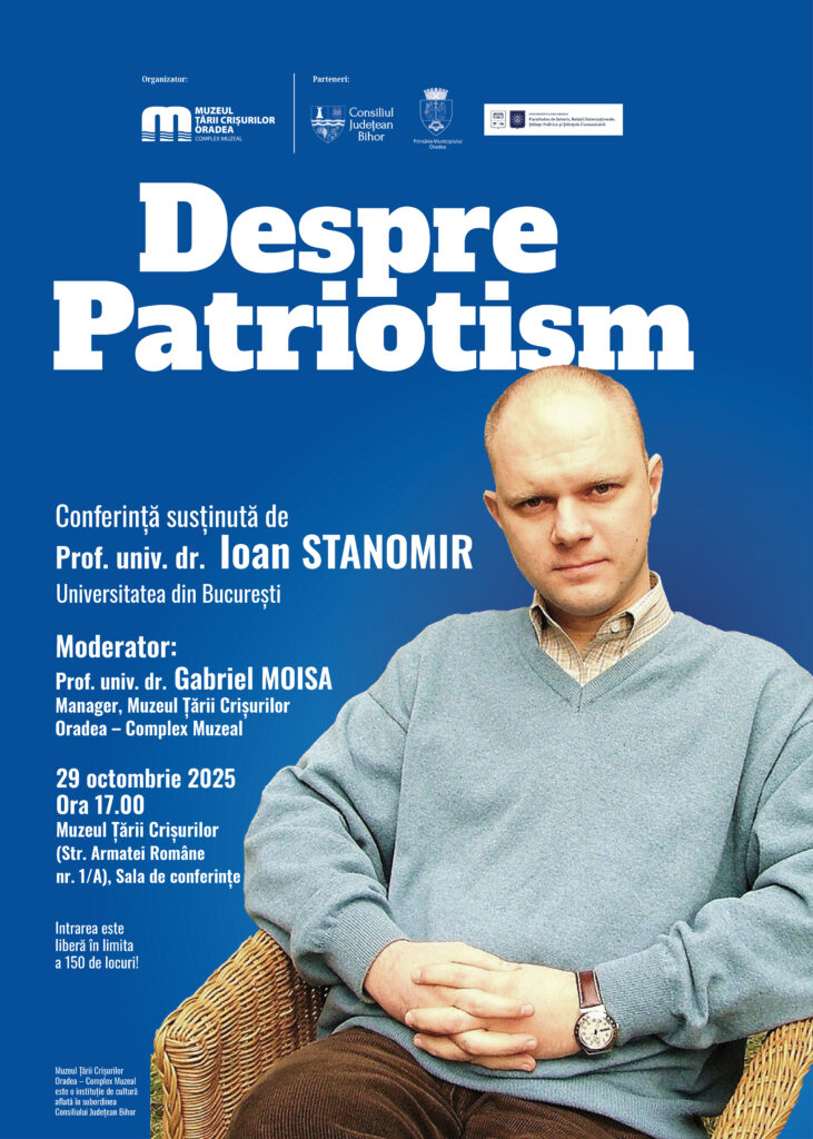 Conferința „Despre patriotism”, susținută de prof. univ. dr. Ioan ...